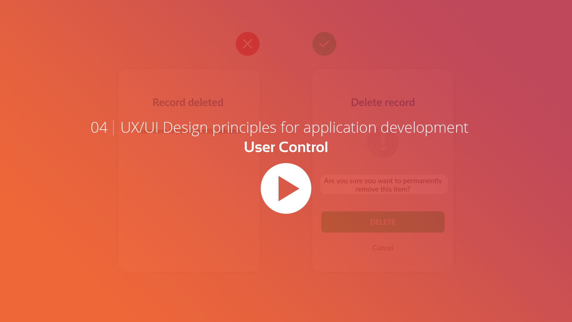 DFLC Lesson - User Control